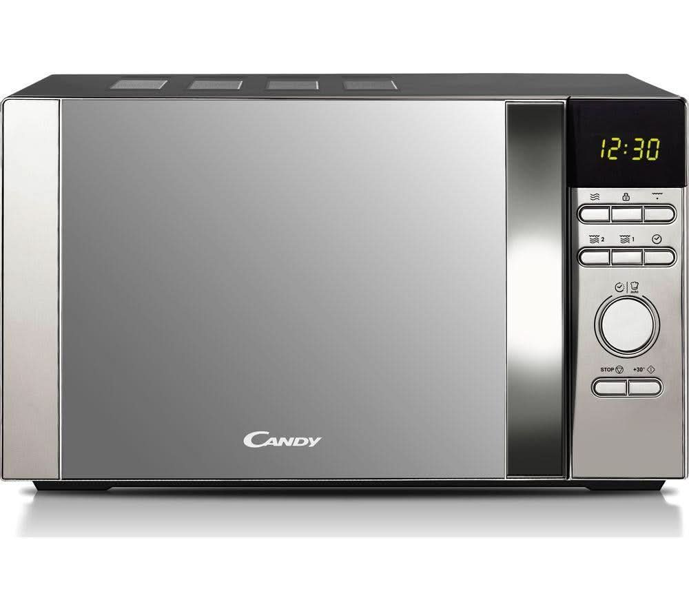 Candy 700W Microwave Oven 20L Solo LCD Display Silver | CLICKK Home Store
