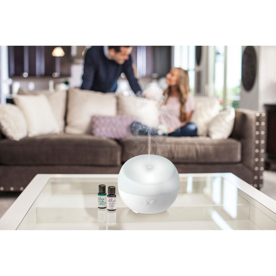 Homedics Color Changing Essential Oil Diffuser in White | CLICKK Home Store