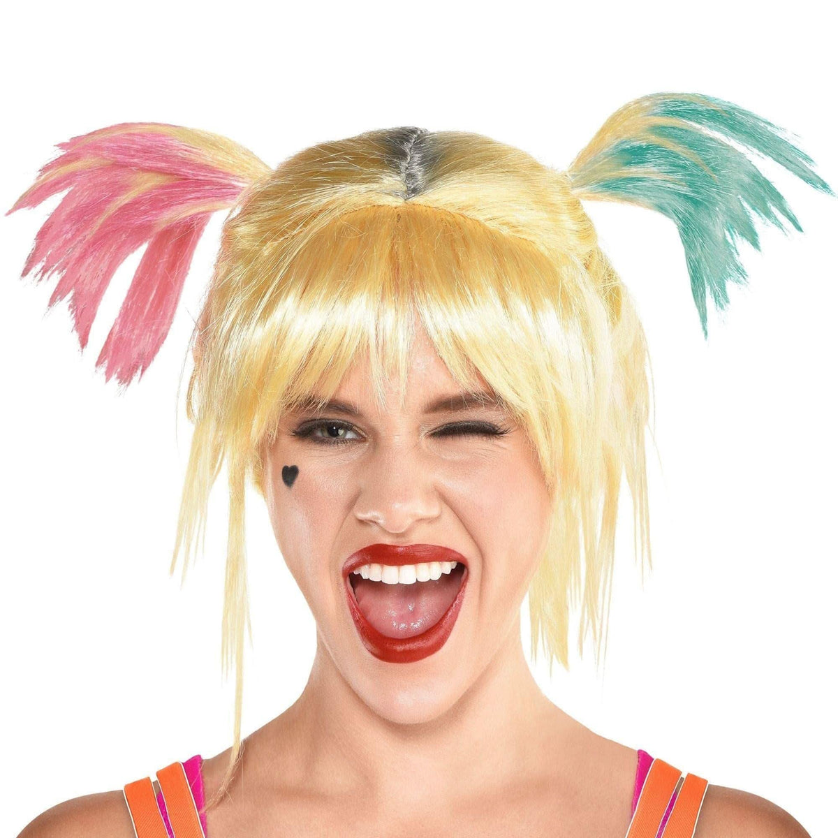 Harley Quinn Cosplay Wig Official Bird of Prey Blonde Pigtail | CLICKK ...