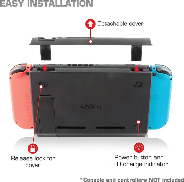 Nyko Power Pak for Switch 5000mAh Battery Pack with USB-C | CLICKK Home ...