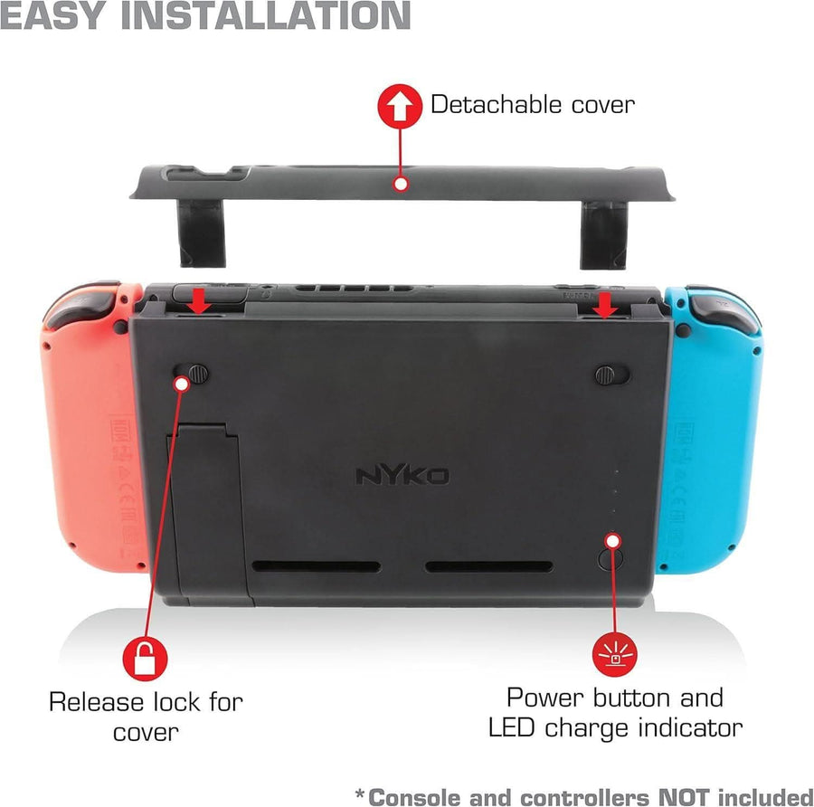 Nyko Power Pak for Switch 5000mAh Battery Pack with USB-C | CLICKK Home ...
