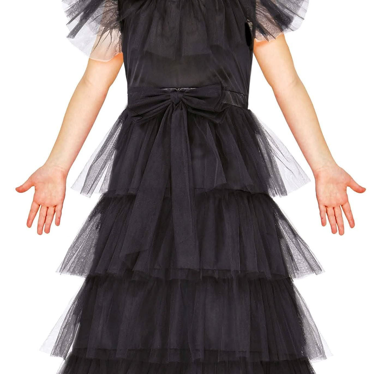 Wednesday Addams Costume for Kids - Child Addams Dress 10-12 Yrs ...